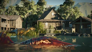 Western park Entrance shell - Workshop - Jurassic World Evolution 3